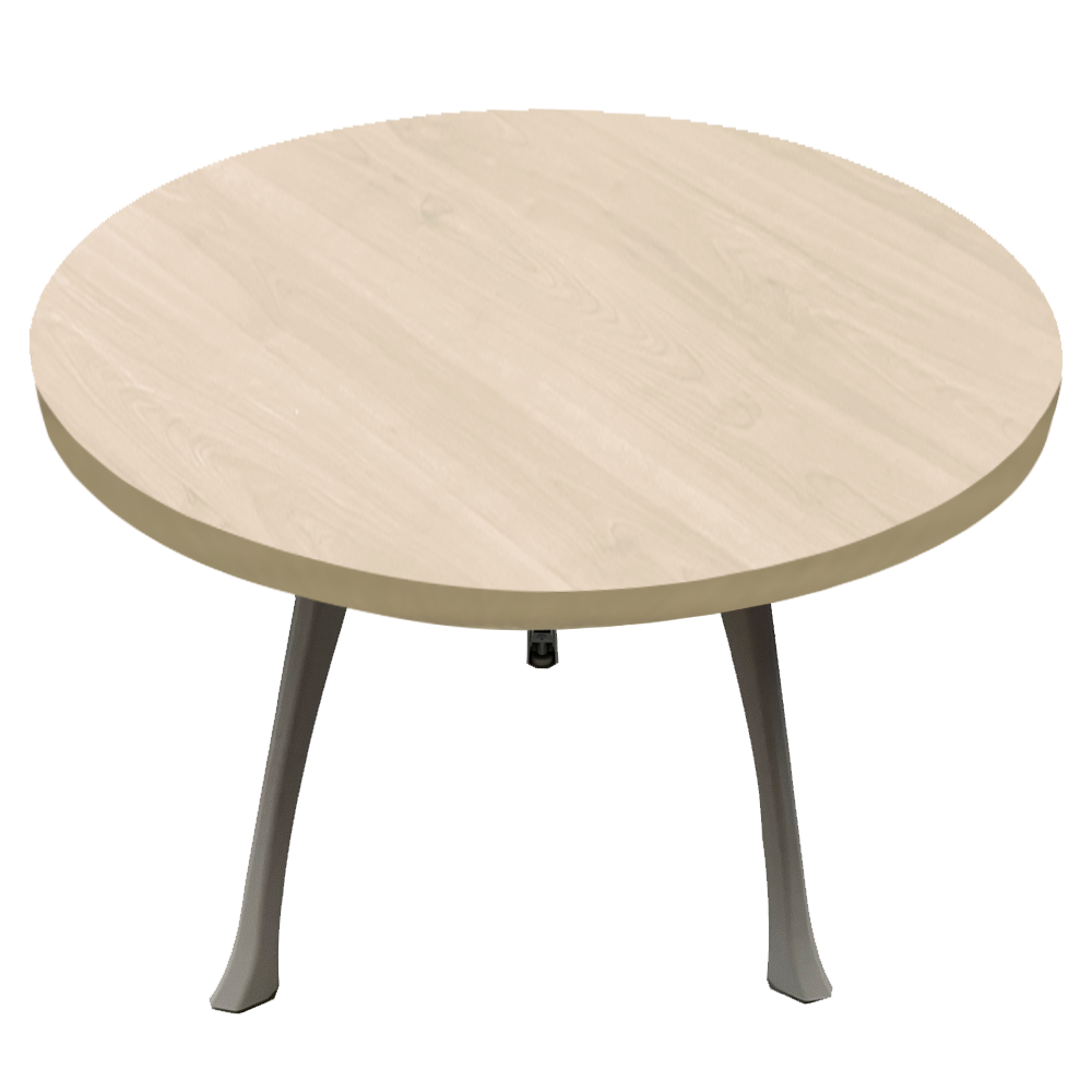 Mesa Redonda 100 cm Nogal — Relámpago.Shop